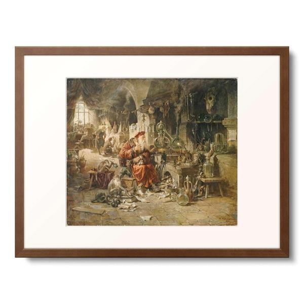 Artist:  Fuhrmann, Max,1860-1908 Imagetitle:  The Alchemist. Dimensions:  52,1 x 60,3 cm Medium:  Oil/Canvas Location:  ...