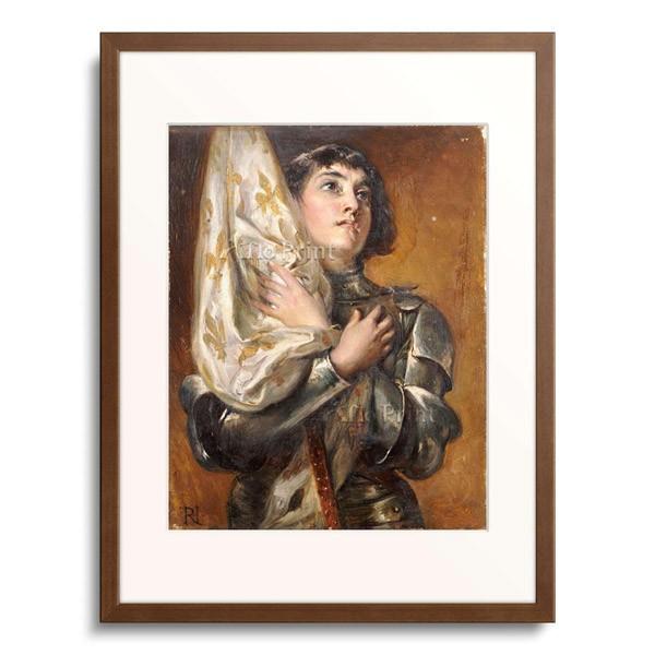 Artist:  Hillingford, Robert Alexander,1825-1904 Imagetitle:  Joan of Arc. (undated) Dimensions:  25,4 x 20,3 cm Medium:...