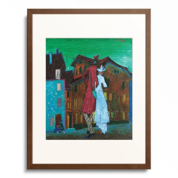 Artist: Feininger, Lyonel,1871-1956 Imagetitle: The Honeymooners. 1908 Dimensions: 51 x 44 cm Medium: oil/canvas Locatio...