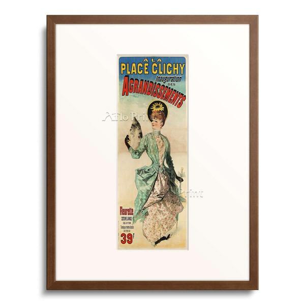 Artist:  Cheret, Jules,1836-1932 Imagetitle:  A la place Clichy. Printed by Chaix in Paris 1888 Dimensions:  239 x 88 cm...
