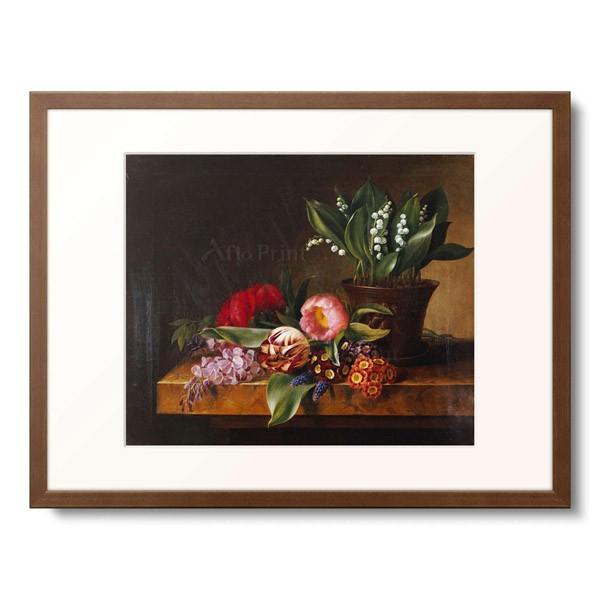 Artist:  Hellesen, Hanne,1801 - 1844 Imagetitle:  Lily of the Valley, Tulips and other flowers. 1838 Medium:  oil/canvas...