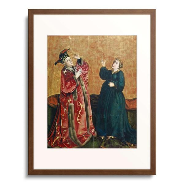 Artist:  Witz, Konrad,1400/10-1445 Imagetitle:  Emperor Augustus and the Tiburtine Sibyl. About 1435 Dimensions:  103 x ...