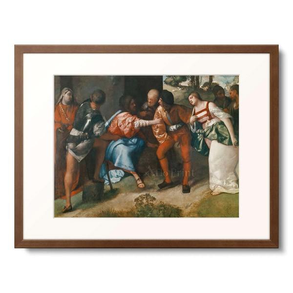 Artist:  Giorgione (G.da Castelfranco),1478-1510 Imagetitle:  The Adultress Brought Before Christ. About 1508-10 Dimensi...