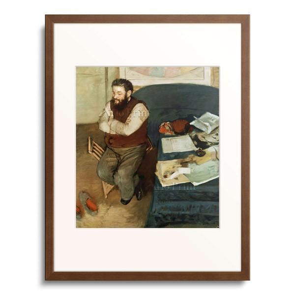 作家名： エドガー・ドガ ( 1834年 - 1917年 ) フランスの画家ジャンル： 印象派 Artist:  Degas, Edgar,1834-1917 Imagetitle:  Diego Martelli. 1879 Dimens...