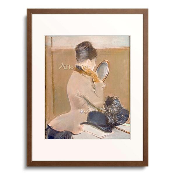 Artist:  Forain, Jean Louis,1852-1931 Imagetitle:  The Milliner's Shop. Medium:  Pastel/Paper,laid down on board Locatio...
