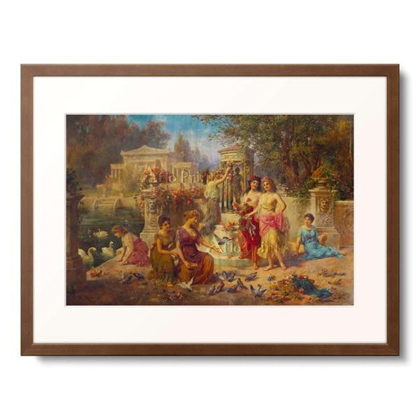 Artist:  Oberhauser, Emmanuel,1854-1919 Imagetitle:  The Feast of Venus. About 1907 Dimensions:  78,7 x 119,4 cm Medium:...