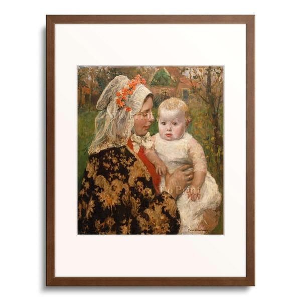 Artist:  Melchers, Gari,1860-1932 Imagetitle:  The Young Mother. Medium:  oil/canvas Location:  Christie's Images Ltd