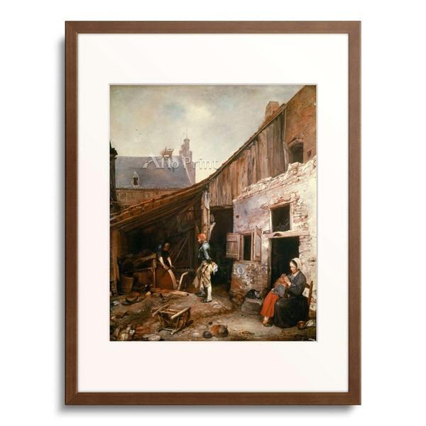 Artist:Borch, Gerard ter,1617-1681 Imagetitle:The Polisher's Family. (undated) Dimensions:73,5 x 60,5 cm カンバスに油彩Location...