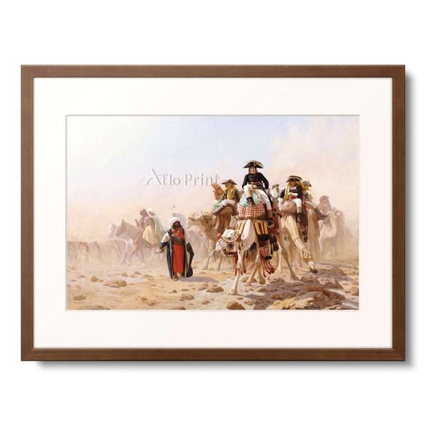 Artist:Gerome, Jean-Leon,1824-1904 Imagetitle:Napoleon and His General Staff in Egypt. Medium:oil on wood Location:Chris...