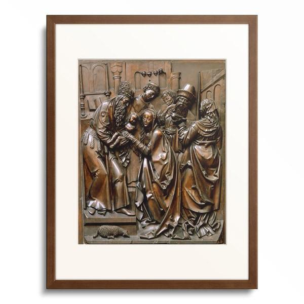 Artist: Stoss, Veit,1447-1533 Imagetitle: The Bamberg Altarpiece (lower right panel): The presentation in the temple. 15...