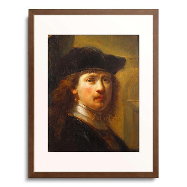 Artist:Flinck, Govaert,1615-1660 Imagetitle:Portrait Of Rembrandt, Half Length. カンバスに油彩Location:Christie's Images Ltd