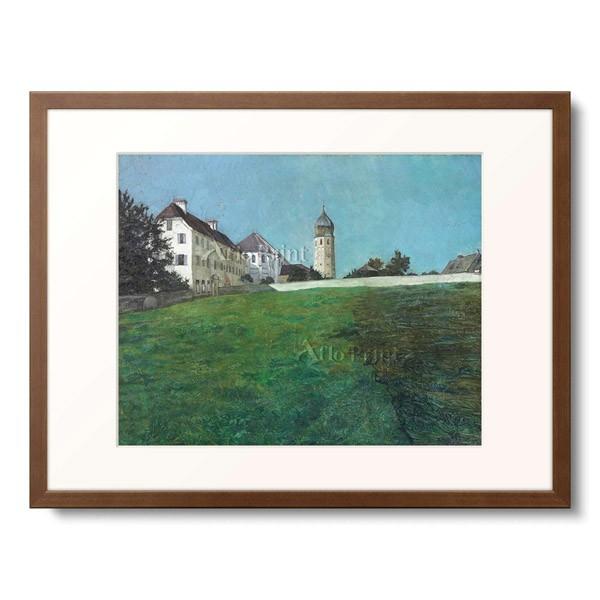 Artist:Trubner, Wilhelm,1851-1917 Imagetitle:Frauenchiemsee. Dimensions:62.3 x 77 cm カンバスに油彩Location:Christie's Images Ltd