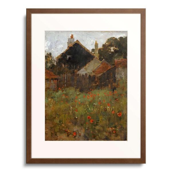 Artist:Metcalf, Willard Leroy,1858-1925 Imagetitle:The Poppy Field. カンバスに油彩Location:Christie's Images Ltd