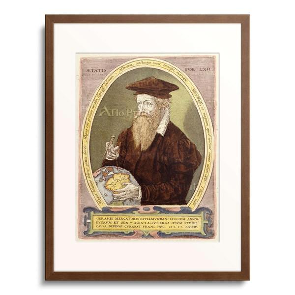 Imagetitle:  Engraved Portrait of Gerard Mercator, From 'Atlas Sive Cosmographicae Meditationes De Fabrica Mundi Et Fabr...