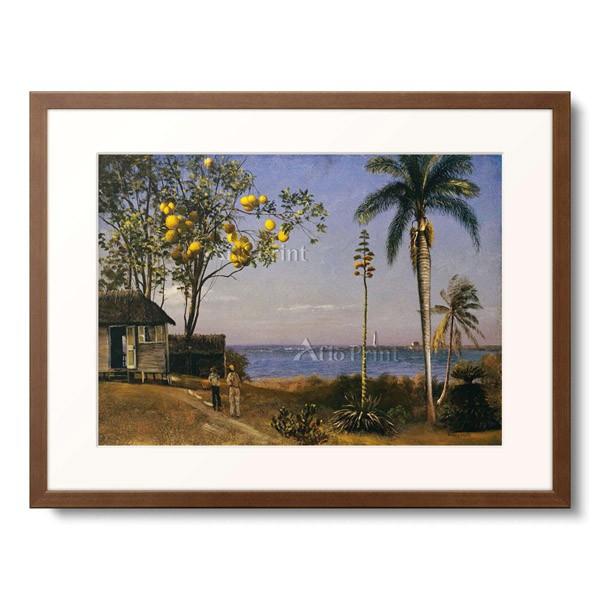 Artist:Bierstadt, Albert,1830-1902 Imagetitle:Tropical Scene. Medium:Oil/Paper Location:Christie's Images Ltd