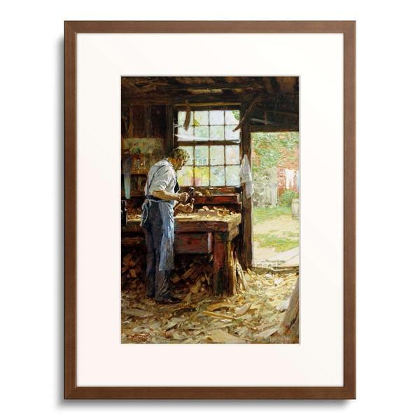 Artist:Potthast, Edward Henry,1857-1927 Imagetitle:Village Carpenter. 1899 カンバスに油彩Location:Christie's Images Ltd