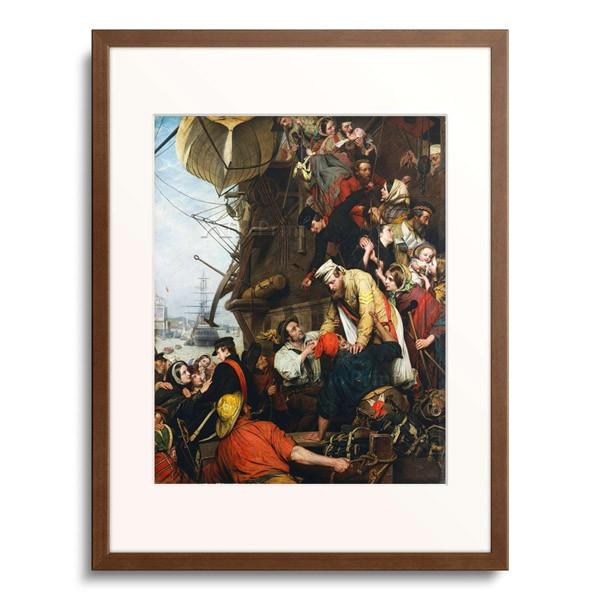 Artist:  O'Neil, Henry Nelson,1817-1880 Imagetitle:  Home Again. Medium:  Oil/Canvas Location:  Christie's Images Ltd