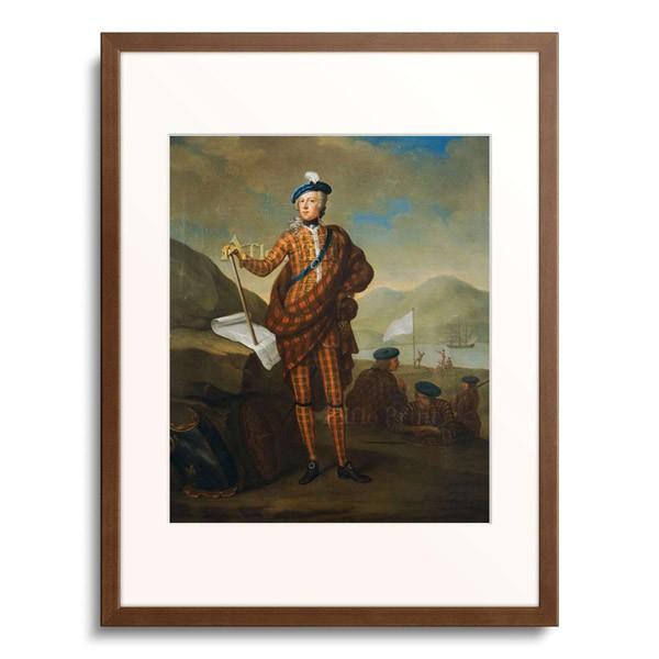 Artist:Gill, E.,18th century Imagetitle:Harlequin Portrait Of Prince Charles Edward Stewart (1720-1788), Full Length In ...