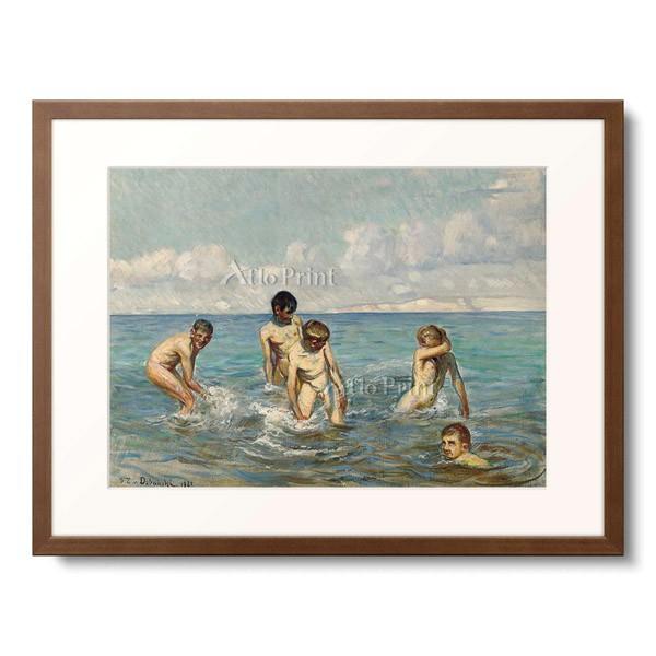 Artist:Dzbanski, Sixtus Z. von,born 1877 Imagetitle:Summer Fun. 1921 Dimensions:41 x 54,5 cm Medium:Oil Location:Christi...