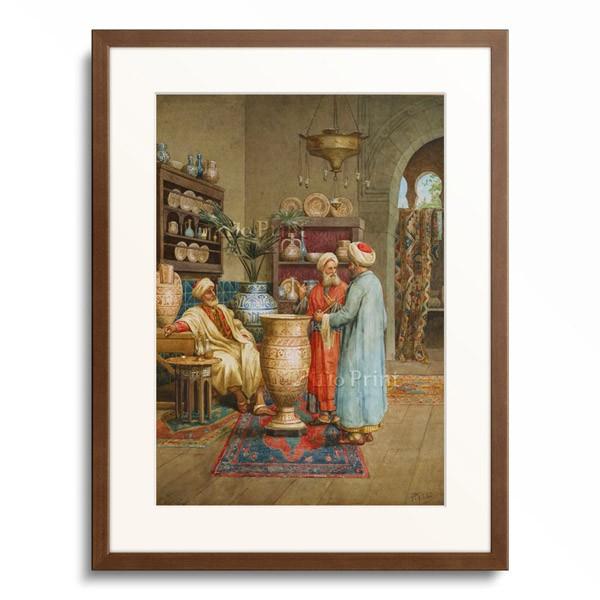 Artist: Folchi, Ferdinand,1822-1883 Imagetitle: The Barter. Dimensions: 50,2 x 356 cm Medium: Watercolour and pencil,hei...
