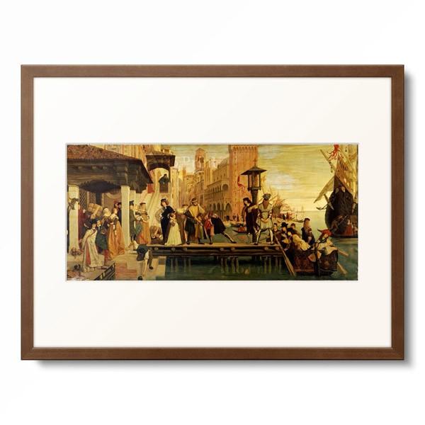 Artist: Tissot, James Jacques,1836-1902 Imagetitle: The departure of the prodigal child from Venice. 1863 Medium: Oil/ca...