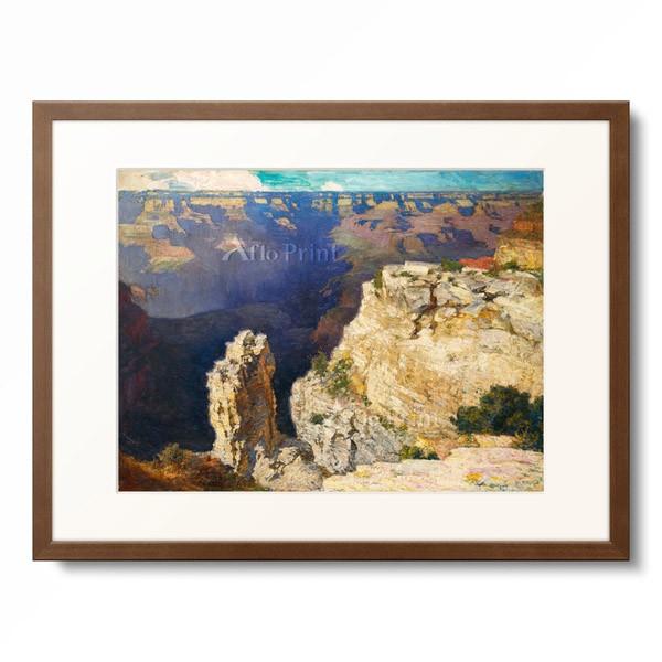 Artist: Potthast, Edward Henry,1857-1927 Imagetitle: The Grand Canyon. Dimensions: 76,5 x 76,5 cm Medium: Oil/Canvas Loc...