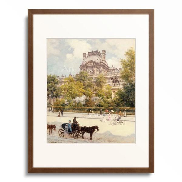 Artist: Beraud, Jean,1849-1936 Imagetitle: La Place du Louvre. 1902 Dimensions: 63.5 x 54 cm Medium: Oil/Canvas Location...