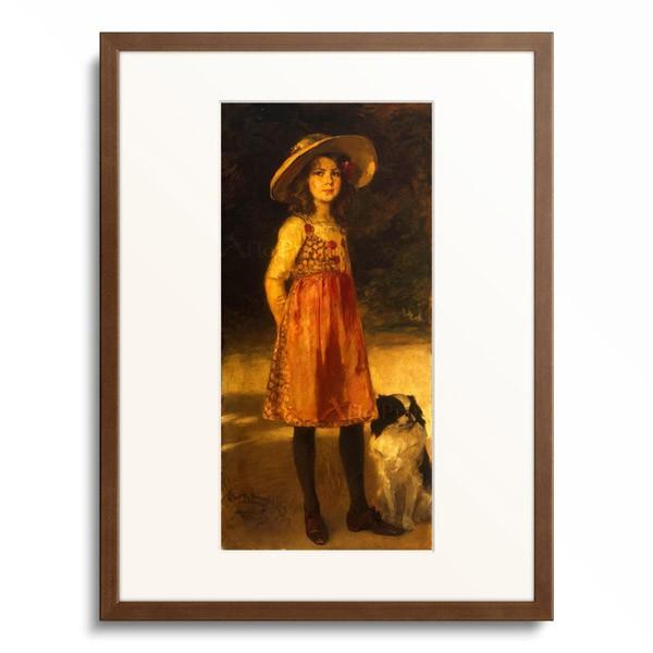 Artist: Kaulbach, Friedrich August von,1850-1920 Imagetitle: Portrait of the Artist's Daughter, Hilde. 1913 Dimensions: ...