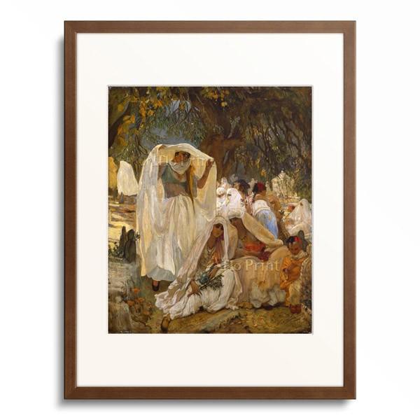 Artist: Bridgman, Frederick Arthur,1847-1927 Imagetitle: The Day of the Prophet Blidah, Algeria. 1900 Dimensions: 65,5 x...