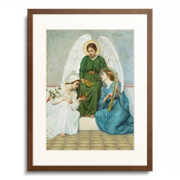Artist: Macomber, Mary L.,1861-1916 Imagetitle: Faith, Hope and Love. 1894 Dimensions: 84 x 61 cm Medium: Oil/Canvas Loc...