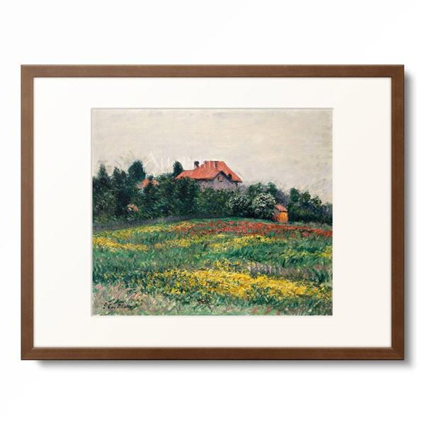 作家名： ギュスターヴ・カイユボット(1848年-1894年)国籍： フランスジャンル ： 印象派 Artist: Caillebotte, Gustave,1848-1894 Imagetitle: Normandy Countrysid...