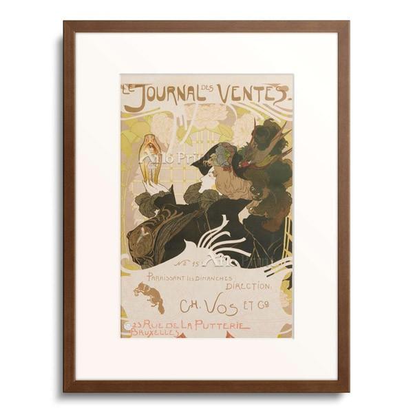 Artist:Feure, Georges de,1868-1943 Imagetitle:'Le Journal des Ventes'. 1897 Medium:Colour lithograph Location:Christie's...