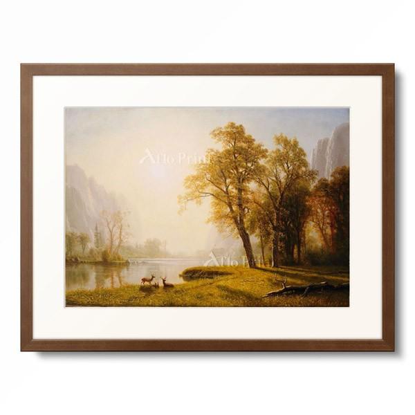 Artist: Bierstadt, Albert,1830-1902 Imagetitle: Yosemite Valley. Medium: Oil/Wood Location: Christie's Images Ltd