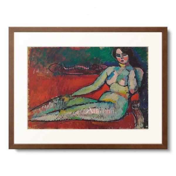 Artist: Jawlensky, Alexej von,1864-1941 Imagetitle: Odalisque. 1910 Dimensions: 67,8 x 99,9 cm Medium: Oil on board Loca...