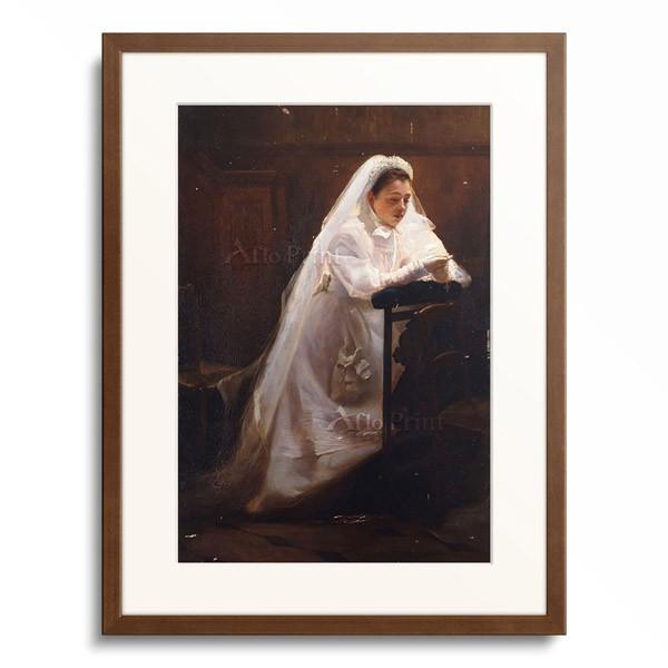 Artist: Caucannier, Jean-Denis-Antoine,ca. 1806 - 1905/06 Imagetitle: The Communion. Dimensions: 70 x 48.5 cm Medium: Oi...