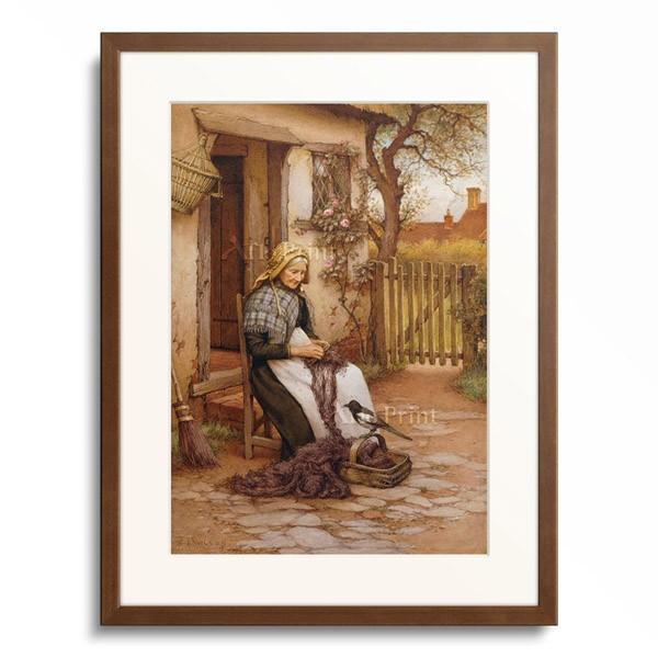 Artist: Wilson, Charles Edward,1854-1941 Imagetitle: An Interruption. Dimensions: 25.4 x 17.8 cm Medium: Aquarell uber B...