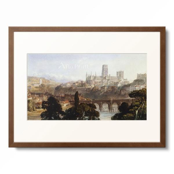 Artist: Fripp, George Arthur,1813-1896 Imagetitle: Durham Cathedral. 1846 Dimensions: 33.6 x 62.2 cm Medium: Aquarell ub...