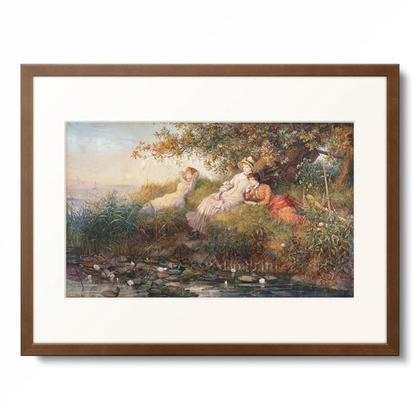 Artist: Staniland, Charles Joseph,1838-1916 Imagetitle: The Lotus Eaters (An illustration to Tennyson's poem The Lotus-E...