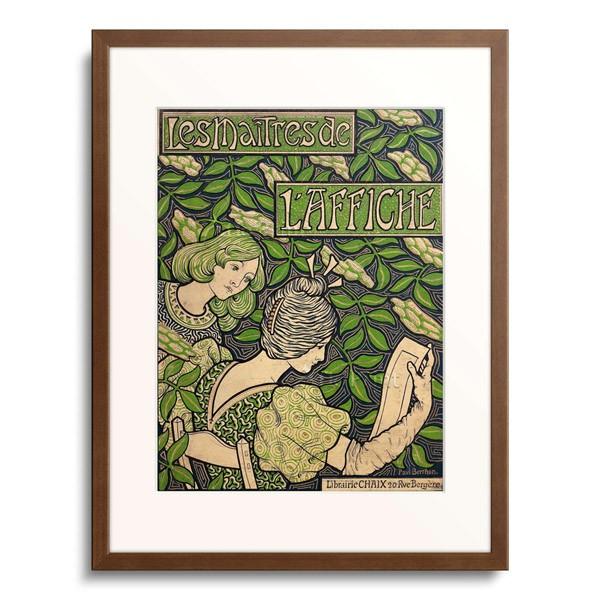 Artist:Berthon, Paul,1872-1909 Imagetitle:Title page from 'The Masters of the Poster', Volumes I-V. 1896-1900 Dimensions...