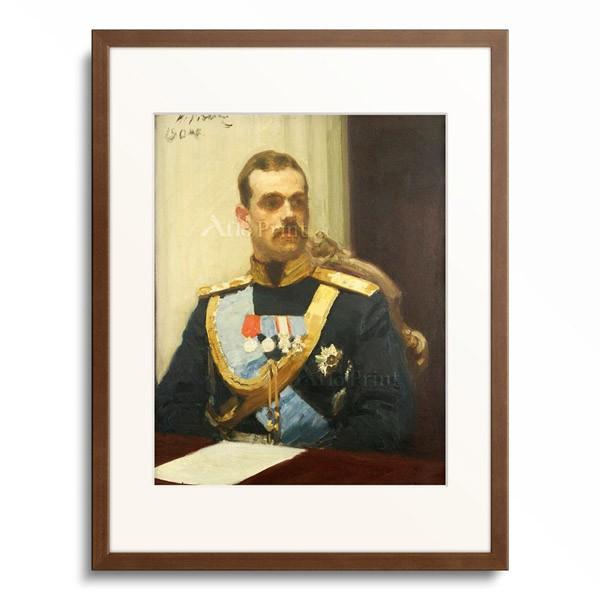 Artist: Repin, Ilja Efimowitsch,1844-1930 Imagetitle: Portrait of Grand Duke Mikhail Aleksandrovich (Study for the Paint...