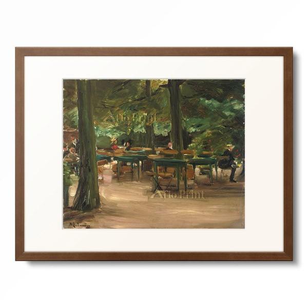 作家名： マックス・リーバーマン (1847-1935年)国籍： ドイツ ジャンル： 印象派 Artist: Liebermann, Max,1847-1935 Imagetitle: Beer garden (Biergarten). 1...