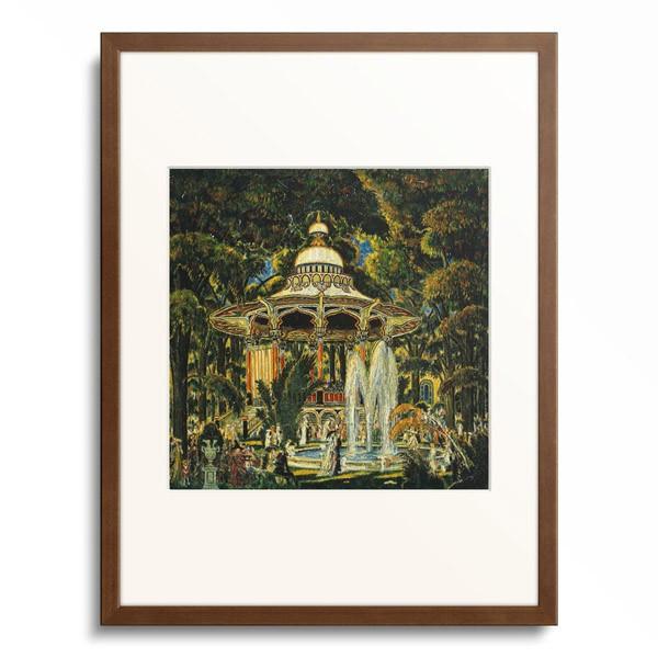 Artist: Manigault, Edward Middleton,1887-1922 Imagetitle: Gazebo in Central Park. Dimensions: 50.8 x 50.8 cm Medium: Oil...