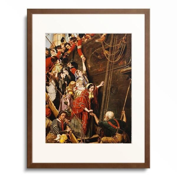 Artist: O'Neil, Henry Nelson,1817-1880 Imagetitle: Eastward Ho! - August 1857. 1858 Medium: Oil/Canvas Location: Christi...