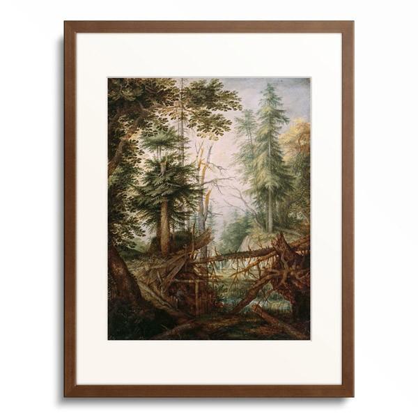 Artist: Savery, Roelant Jakobsz,1576-1639 Imagetitle: Wooded landscape with hermit. 1608 Dimensions: 21,4 x 16,7 cm Medi...