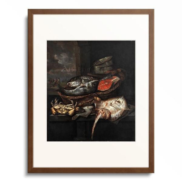 Artist: Beyeren, Abraham van,1620/21-1690 Imagetitle: Fishmonger's Stall. Dimensions: 98,5 x 86,2 cm Medium: On Canvas L...