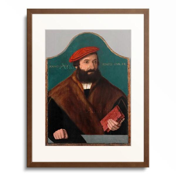 Artist: Bruyn d.A., Bartholomaus,1493-1555 Imagetitle: Portrait of a man aged 39. 1539 Dimensions: 43 x 32,4 cm Medium: ...