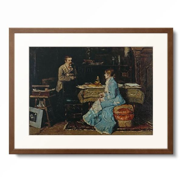 Artist: Uhde, Fritz von,1848-1911 Imagetitle: In the Studio. 1881 Dimensions: 85 x 120 cm Medium: Oil/Canvas Location: H...