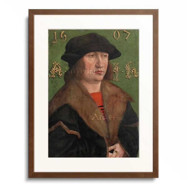 Artist: Elsner, Jakob,1460/65-1517 Imagetitle: Portrait of a man. 1507 Dimensions: 39,3 x 28 cm Medium: Pergament,on pan...