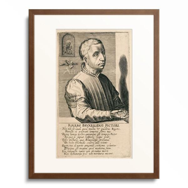 Artist: Hondius, Hendrik,1573-1650 Imagetitle: Rogier van der Weyden. From: Pictorum aliquot celebrium praecipuae german...