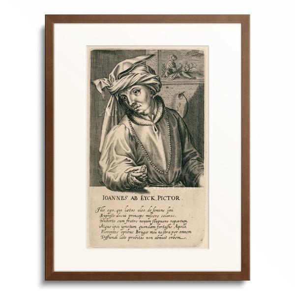 Artist: Hondius, Hendrik,1573-1650 Imagetitle: Jan van Eyck. From: Pictorum aliquot celebrium praecipuae germaniae infer...